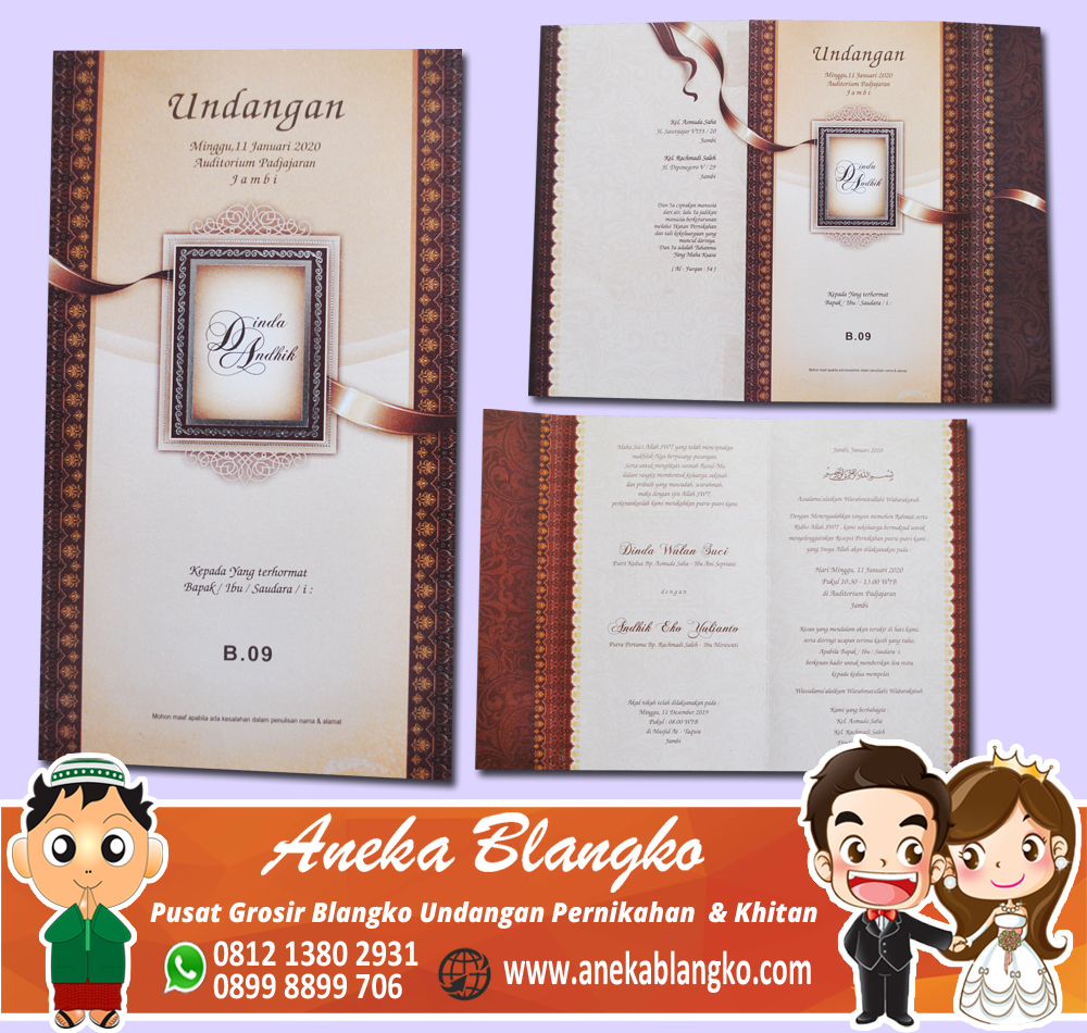 Price List + Spesifikasi Blangko Undangan BYAR | Aneka Blangko Undangan ...