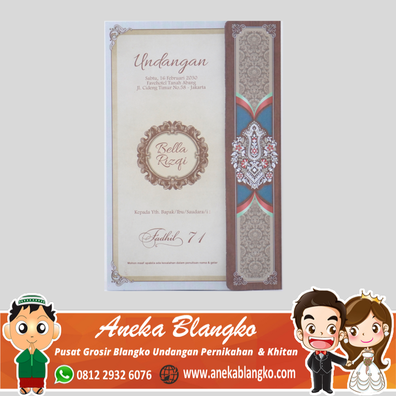 Blangko Undangan Pernikahan Fadhil 71 | Aneka Blangko Undangan Pernikahan