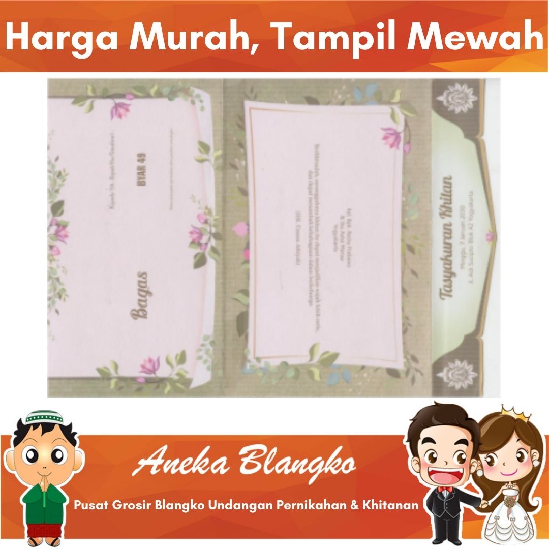Blangko/Kartu Undangan Pernikahan Byar 49 Harga Murah | Aneka Blangko ...