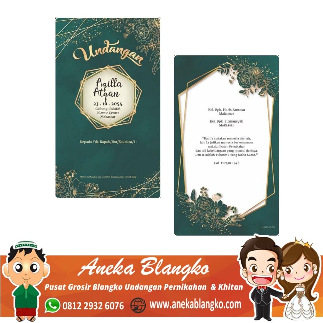 Blangko Undangan pernikahan Lintang 83 | Aneka Blangko Undangan Pernikahan