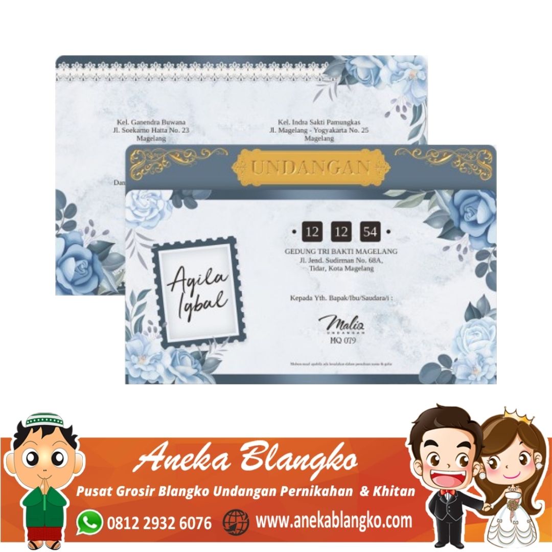Blangko Undangan Pernikahan MALIQ 79 | Aneka Blangko Undangan Pernikahan