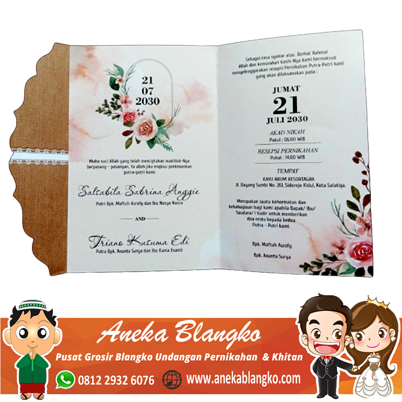 Blangko Undangan Pernikahan BYAR 83 NEW DESIGN | Aneka Blangko Undangan ...