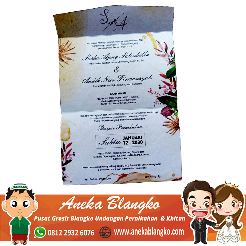 Blangko Undangan Pernikahan Byar 84 NEW DESIGN | Aneka Blangko Undangan ...